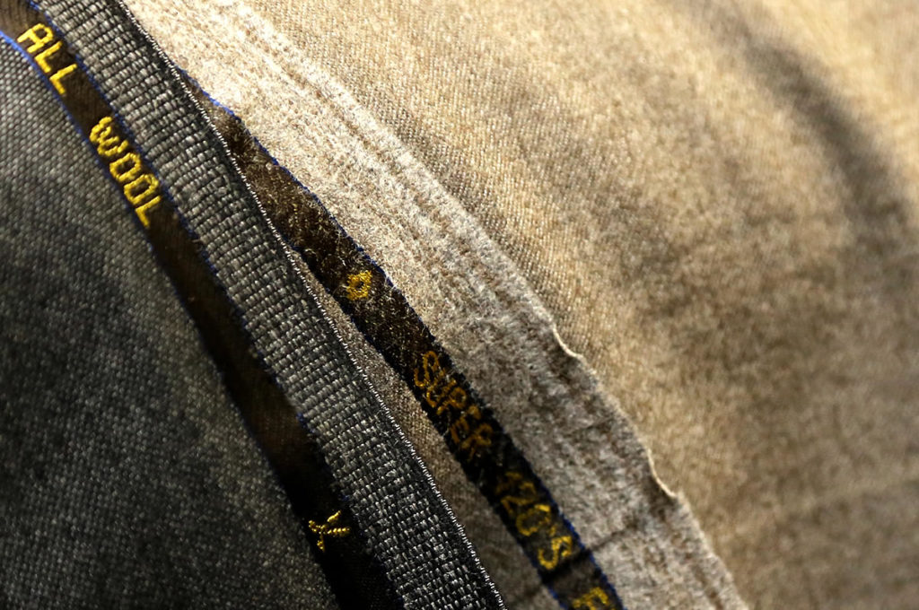 Wool sample of superfine 120 type – I.T.B. Fabrics